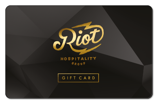 Riot Hospitality Group - Gift Cards | Card Details